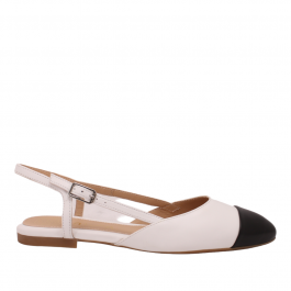 Unisa sandalette Ashley-NS - White/Black Ashley-NS-White-Blac Wit