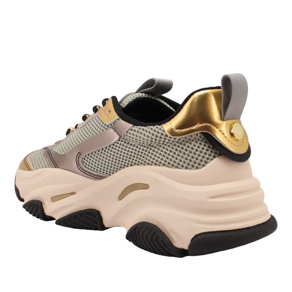 Steve Madden sneaker Possession - Pewter Gold Possession-Pew-Gold Goud