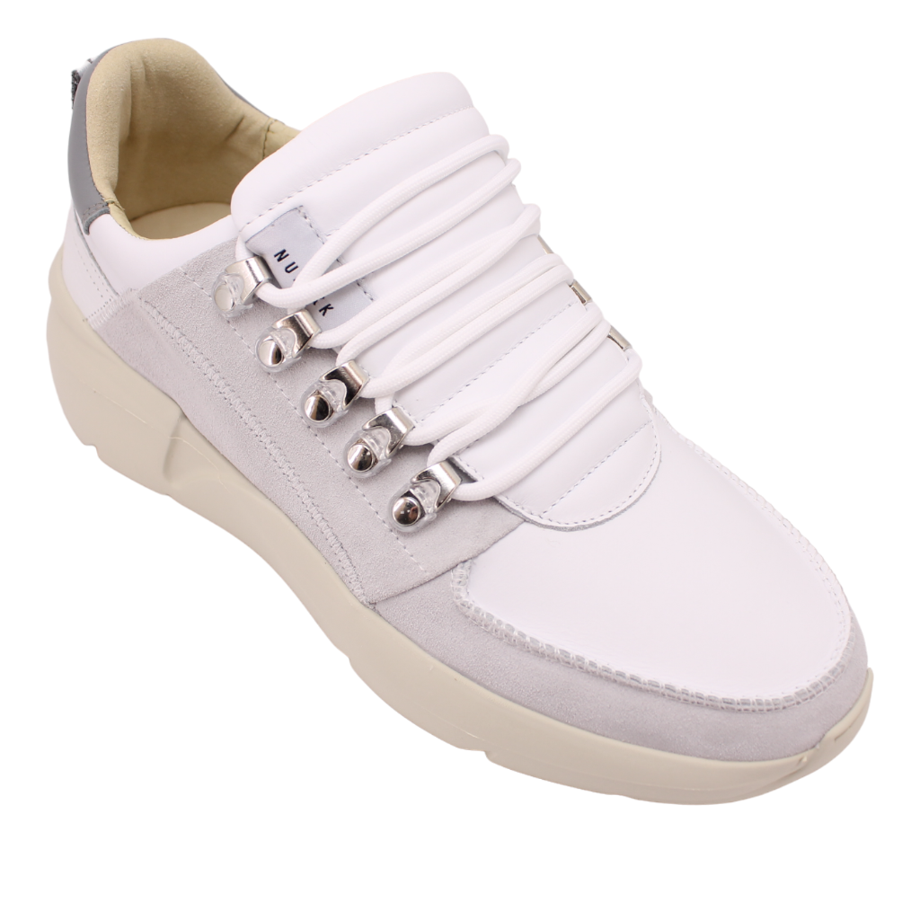Nubikk sneaker Roque Roman - White Combi Grey Roque-Roman-Wh-Co-Gr Wit