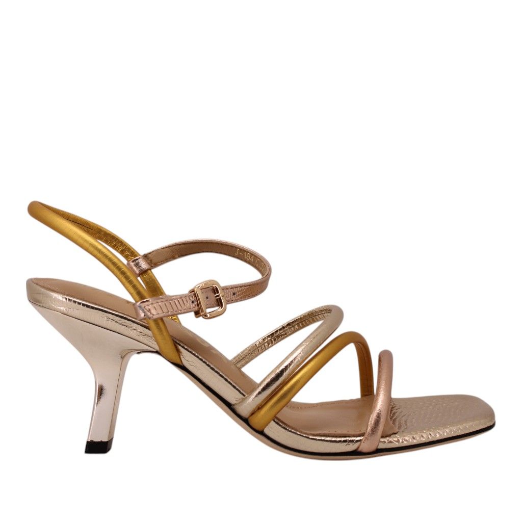 Janet & Janet sandalette J184 Corinne - Gold J184-Corinne-Gold Goud
