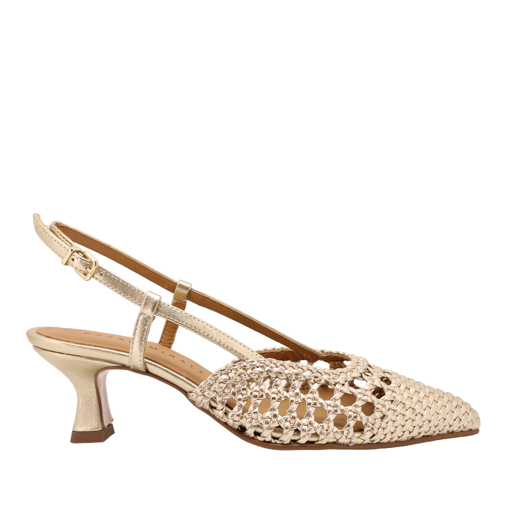 Pedro Miralles pump 13777-Tren-Metal Platino 13777-Tren-Met-Plati Goud