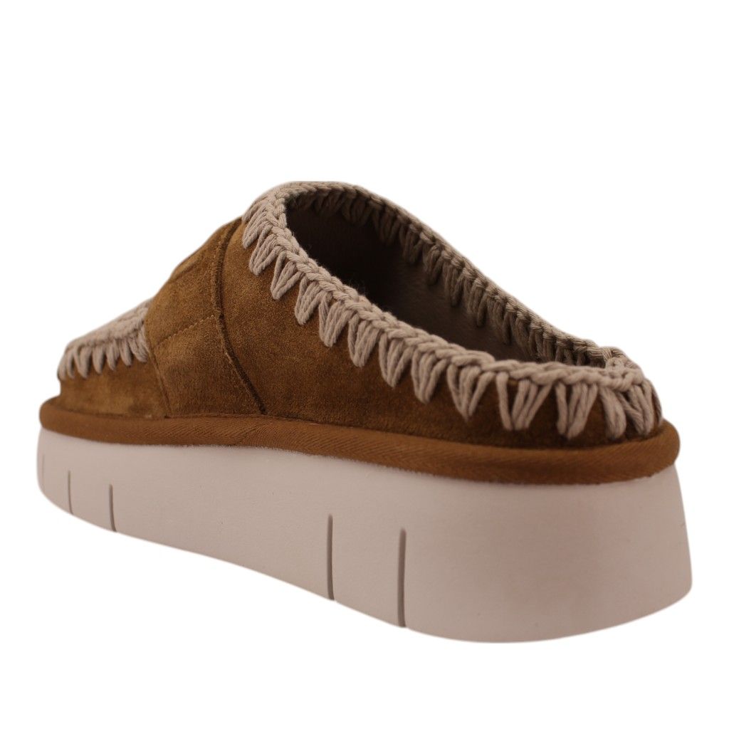 Mou Bounce Clog Cognac SW531003A-Cognac Cognac